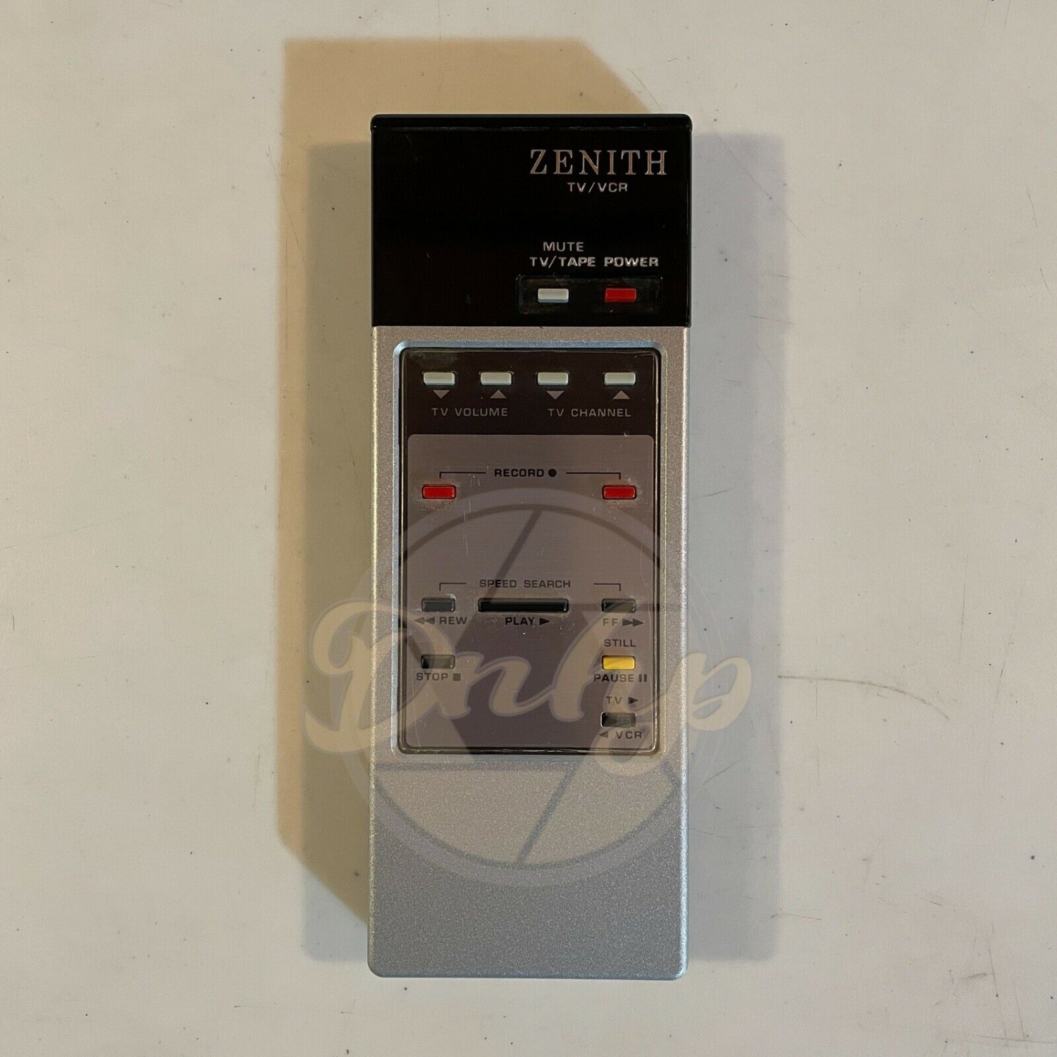 ZENITH TV VCR Remote Control Size J Battery USA 1980s Vintage