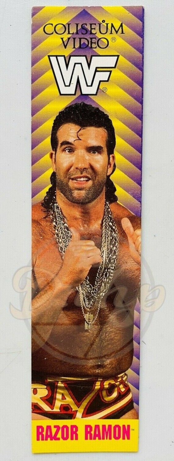 RAZOR RAMON Scott Hall WWF Bookmark Always Hits The Mark Coliseum 1993 USA