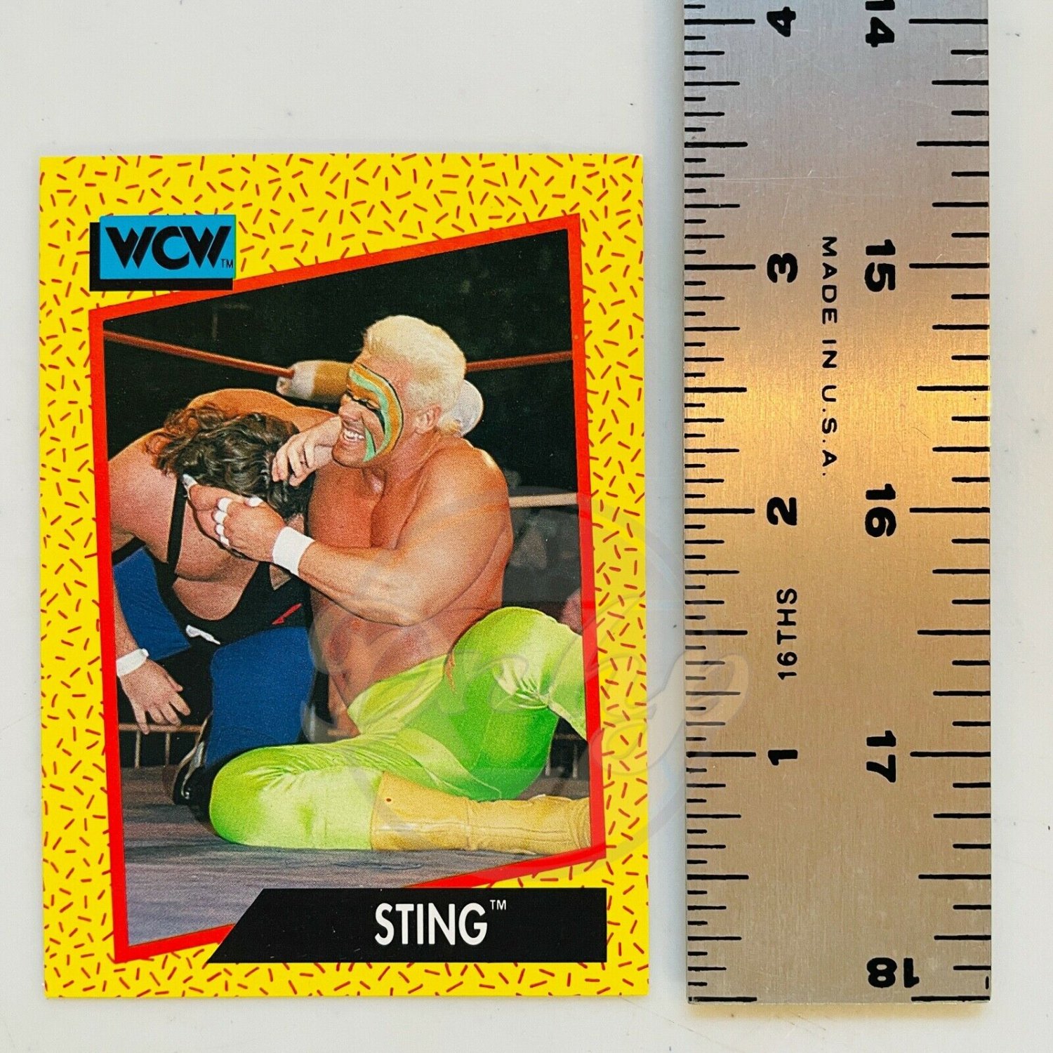 STING WCW Wrestling 8 World Championship Wrestling Impel Trading Card ...