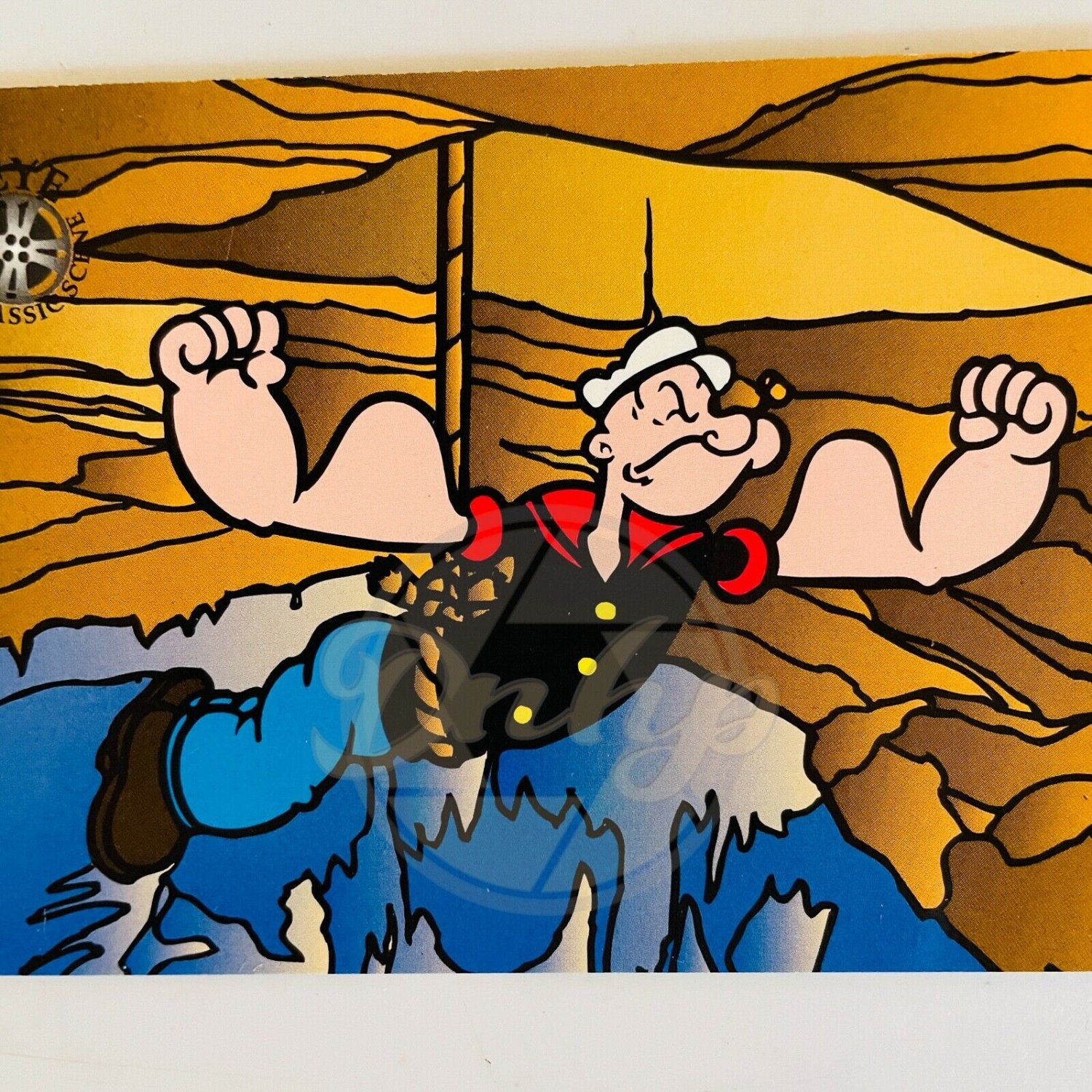 POPEYE Muscles Classic Scene 58 Card Creations Glossy Trading Card 1994 USA
