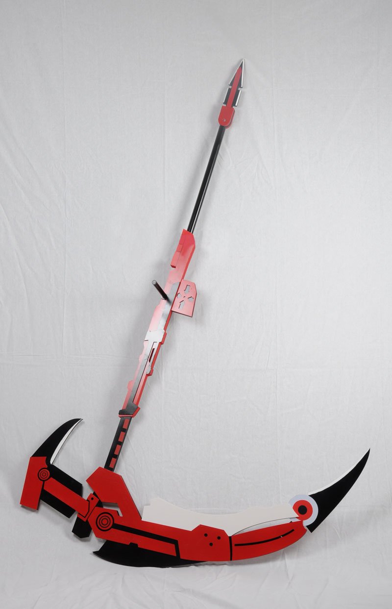 Ruby Rose Scythe Crescent Rose Replica RWBY Cosplay
