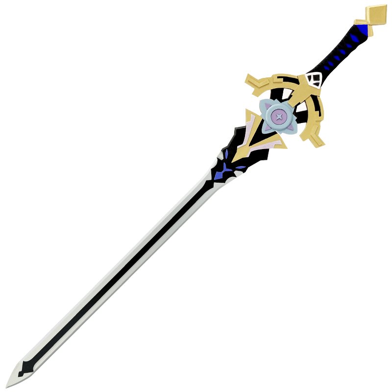 Albedo Sword Cinnabar Spindle Replica Genshin Impact Cosplay