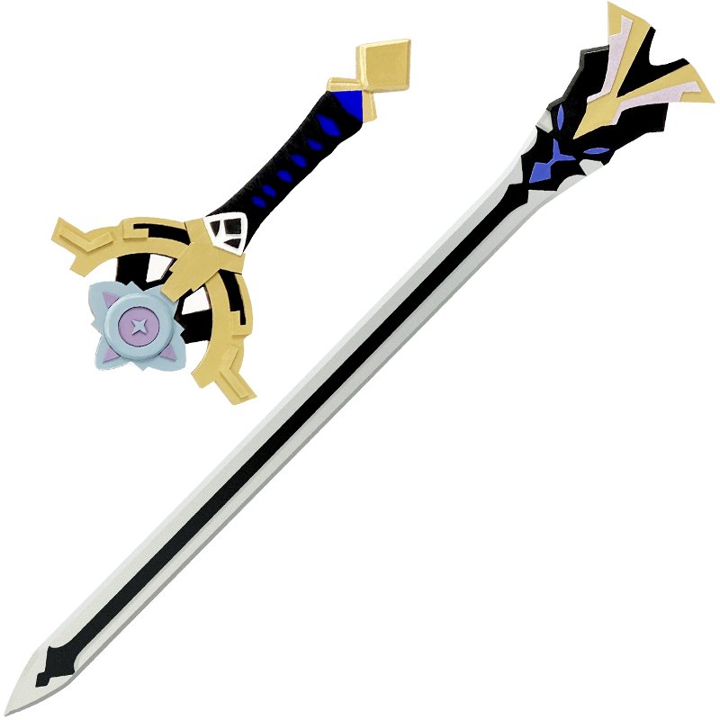 Albedo Sword Cinnabar Spindle Replica Genshin Impact Cosplay
