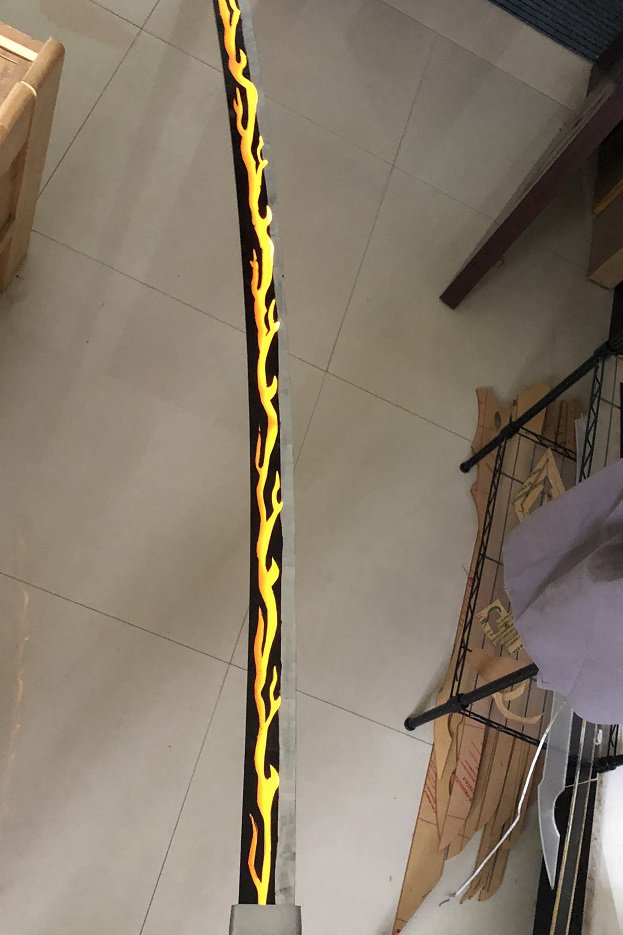 Zenitsu Agatsuma Glowing Sword Replica Demon Slayer Cosplay