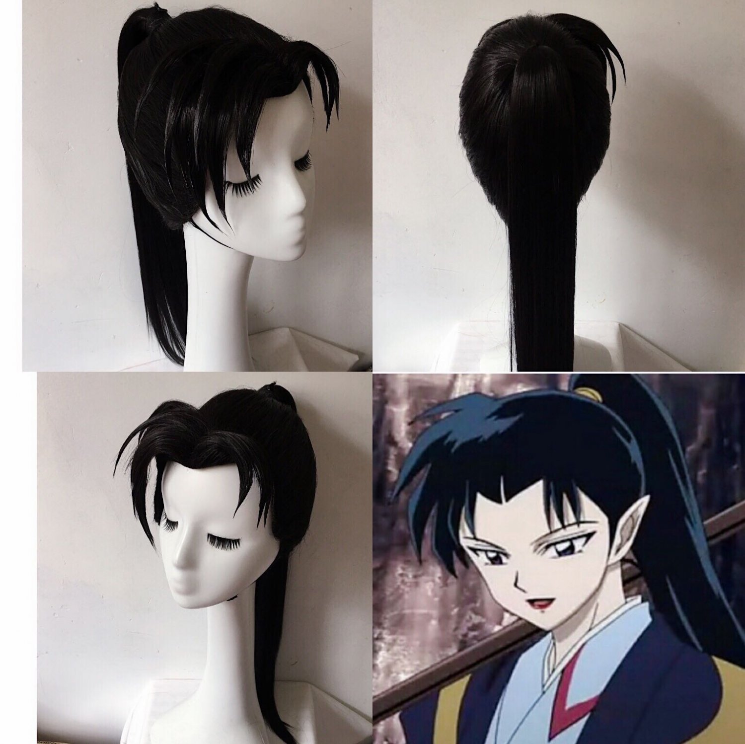 Byakuya InuYasha Cosplay Wig