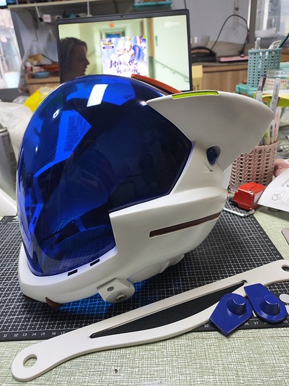Rei Evangelion Cosplay Helmet