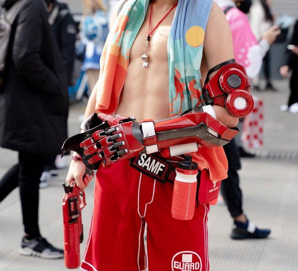 Lifeguard McCree Overwatch Cosplay Arm