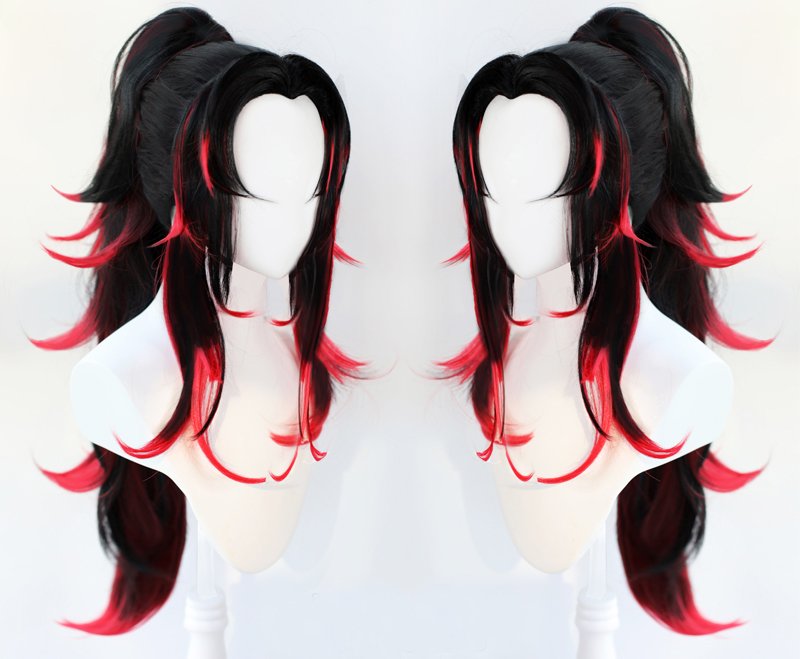 Kokushibo Demon Slayer Cosplay Wig