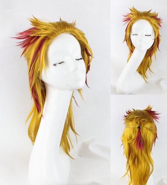 Senjuro Rengoku Demon Slayer Cosplay Wig