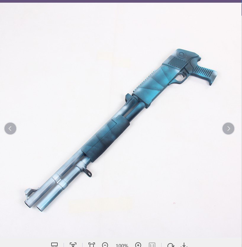 Frost R6S Cosplay Super 90 Black Ice Prop