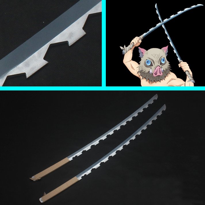 Inosuke Demon Slayer Cosplay Swords