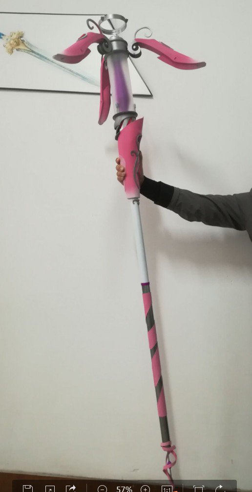 Pink Mercy Overwatch Cosplay Staff