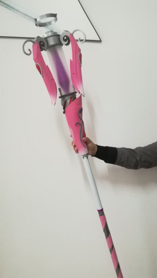 Pink Mercy Overwatch Cosplay Staff