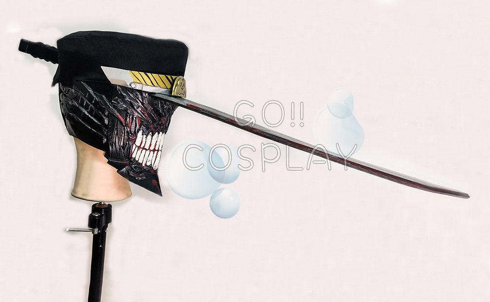 Chainsaw Man Cosplay Katana Man Helmet