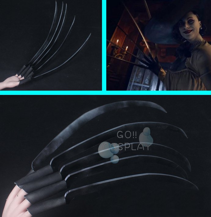 Lady Dimitrescu Resident Evil Cosplay Claws