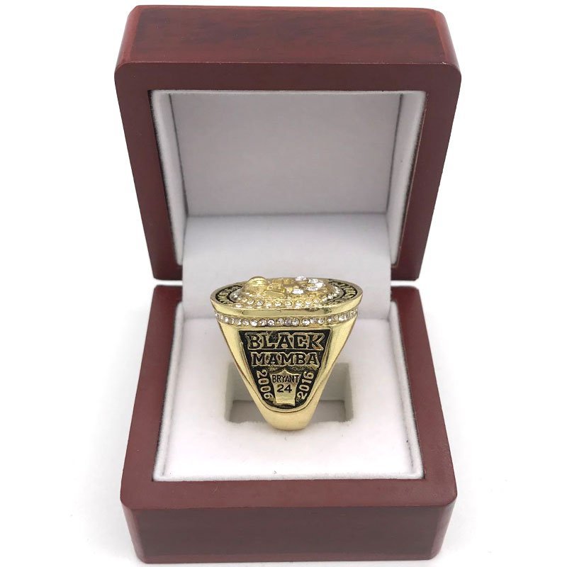 2016 Present KOBE BRYANT Retirement replica championship Ring New Bask