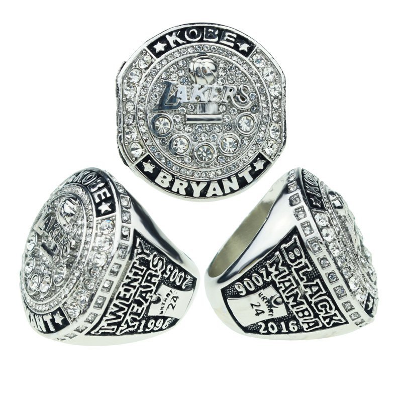 Present KOBE BRYANT Retirement replica championship Ring New Basketbal