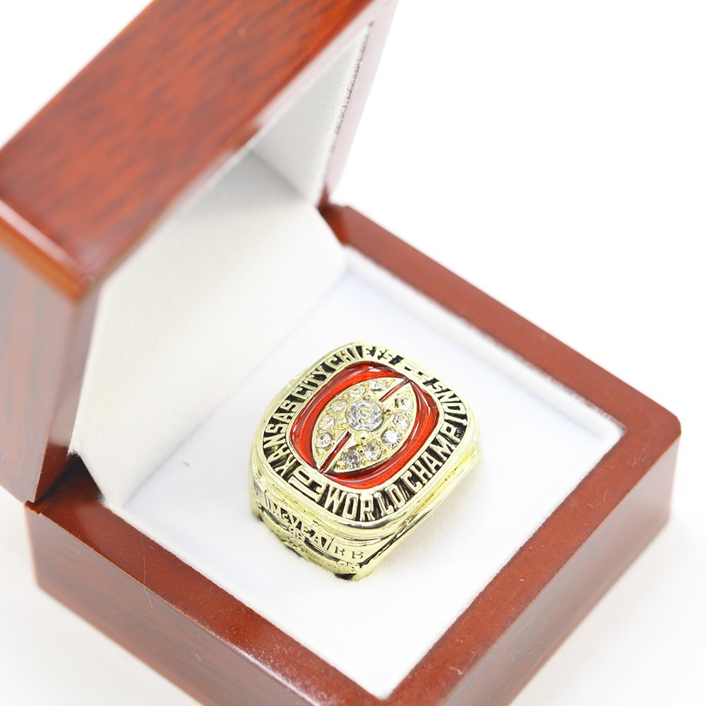 1969 KANSAS CITY CHIEFS SUPER BOWL IV WORLD CHAMPIONSHIP RING US SIZE