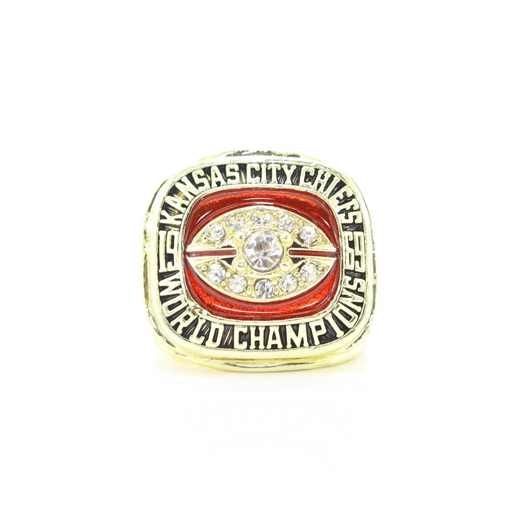 1969 KANSAS CITY CHIEFS SUPER BOWL IV WORLD CHAMPIONSHIP RING US SIZE