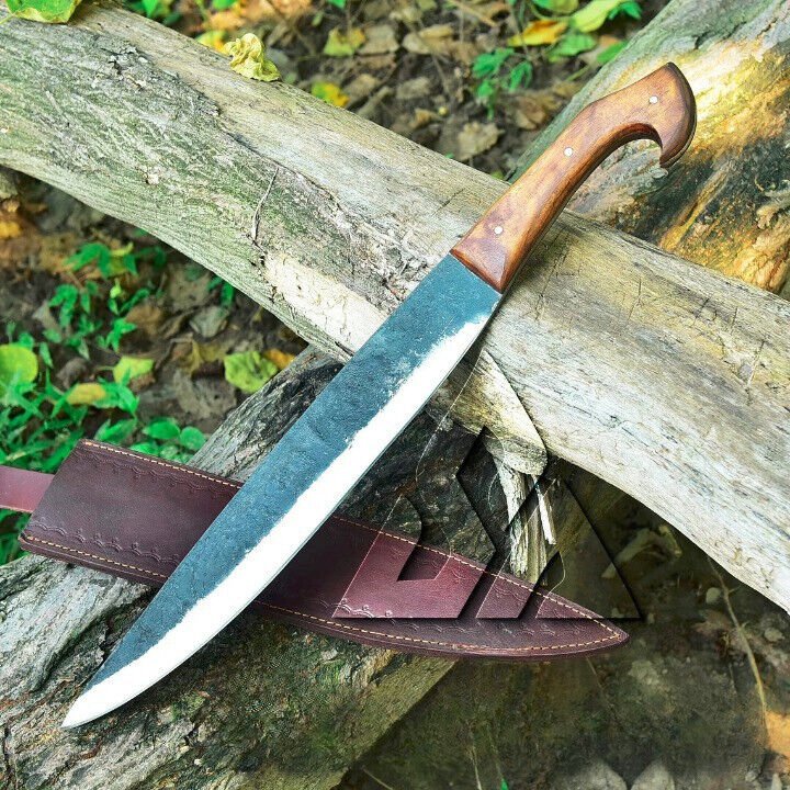 Custom Handmade Machette Sword Knife High Carbon Steel outdoor camping ...