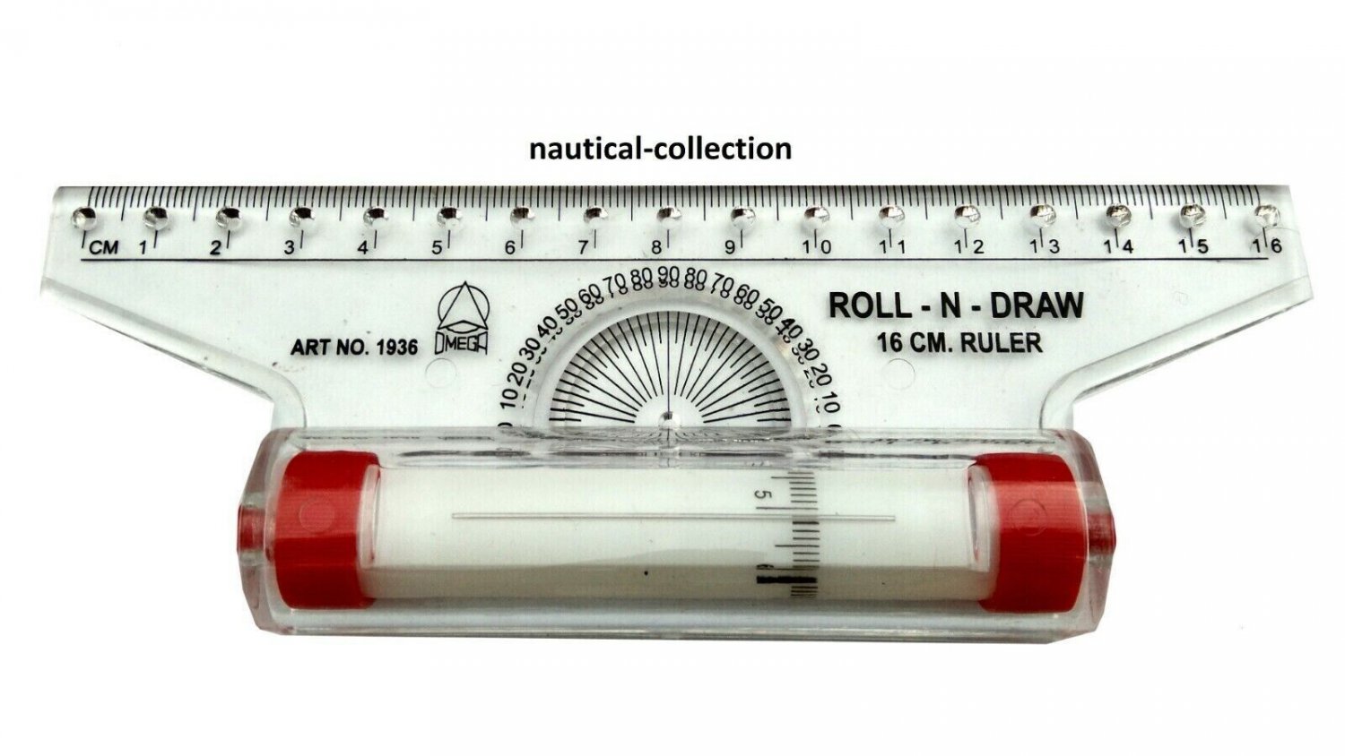 ROLL-N-DRAW RULER scale 16 cm used for drawing purpose