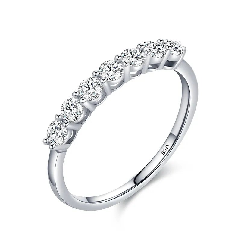 Sterling Silver Rings Modian | Modian Real 925 Silver Ring | 925 Ring