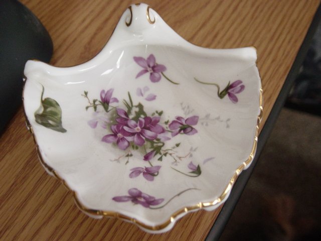 Mint Victorian Violets from England's Countryside Spode Bone China Tray ...