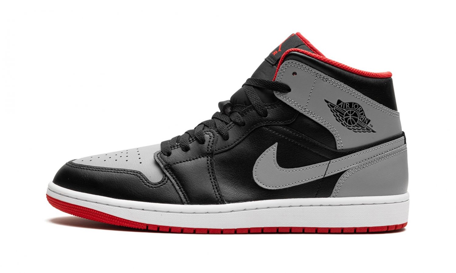 Jordan 1 Mid "Bred Shadow"