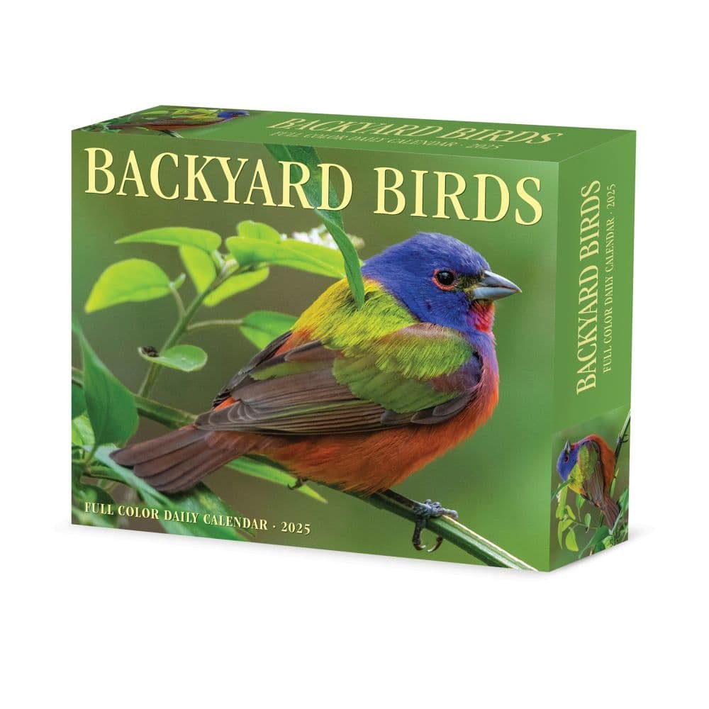 Backyard Birds 2025 Desk Calendar