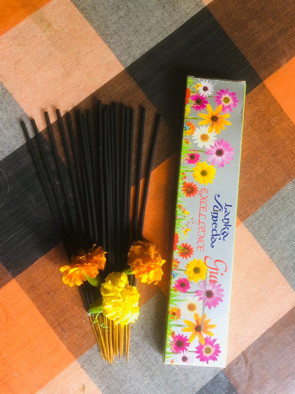 Incense sticks 25 sticks high quality natural fragrance thousand flower ...