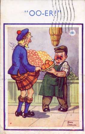 LESLIE LESTER Comic Postcard No. 1 ab 1953