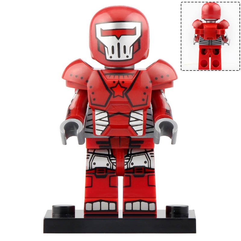 Minifigure Crimson Dynamo Marvel Universe Super Heroes Compatible Lego ...