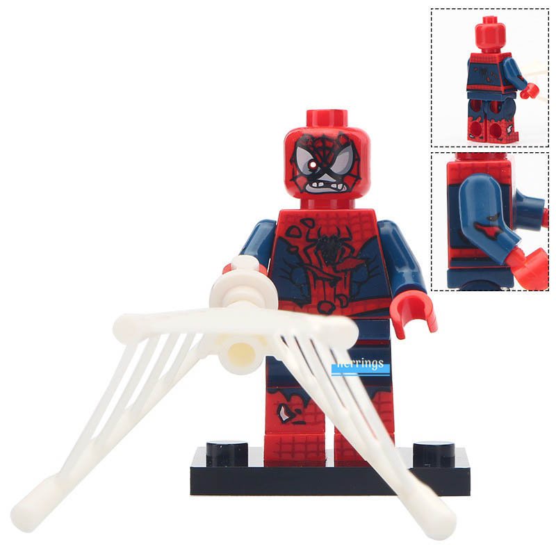 Zombie Spider-Man (Earth-2149) Marvel Super Heroes Custom Printed Lego ...