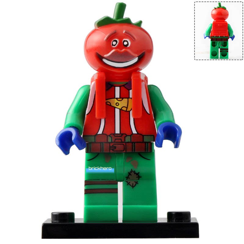 LEGO Compatible Fortnite Battle Royale Tomatohead Custom Printed ...