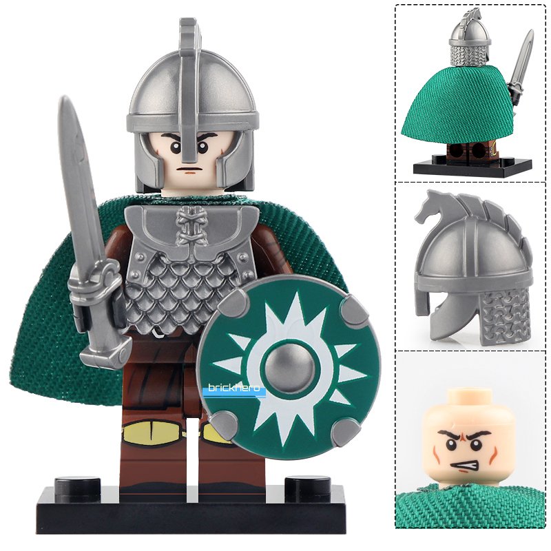 LEGO Compatible The Lord of the Rings Rohan Warrior Custom Printed ...