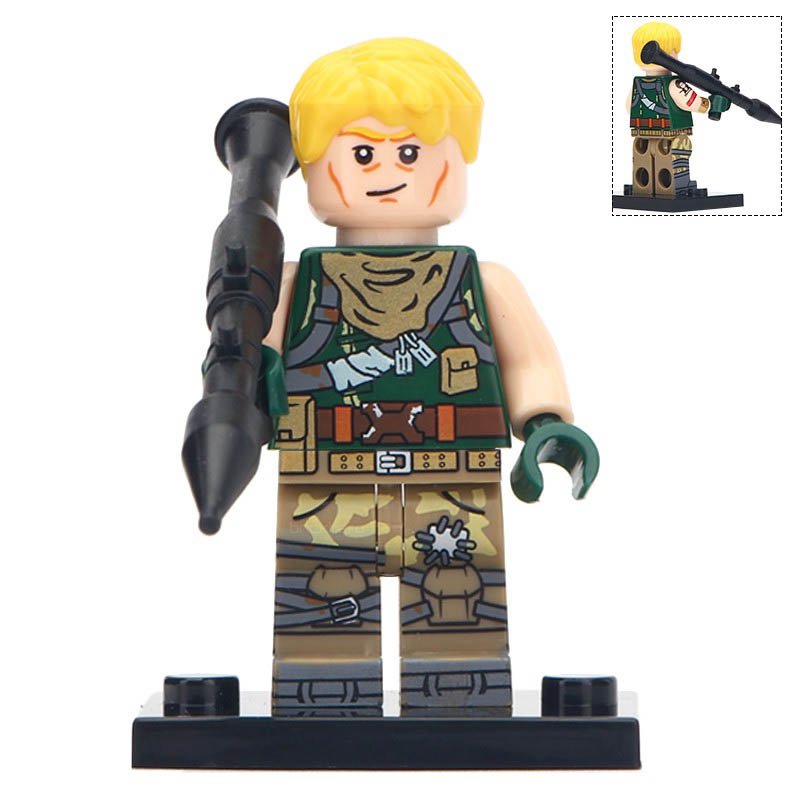 LEGO Compatible Fortnite Battle Royale Jonesy Custom Printed Minifigure ...