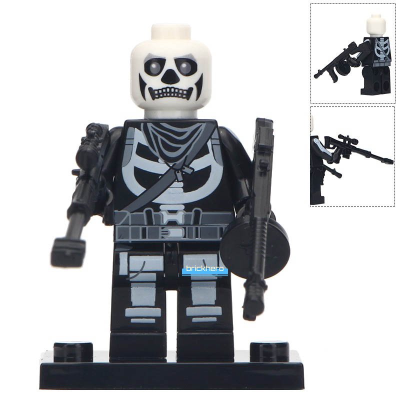 LEGO Compatible Fortnite Battle Royale Skull Trooper (Epic Outfit ...