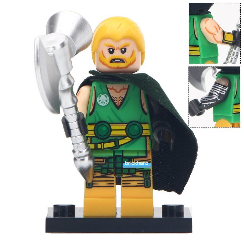 LEGO Compatible Marvel Superhero The Hammer (Thor Hydra) Custom Printed ...