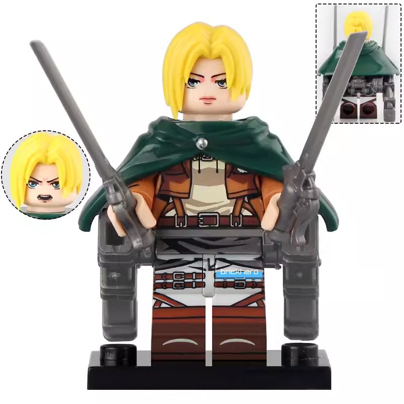 LEGO Compatible Anime Attack on Titan Annie Leonhart Custom Printed ...