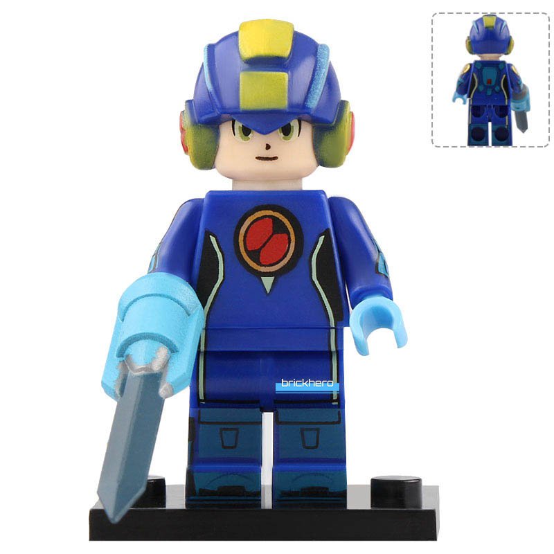 LEGO Compatible Rockman EXE Mega Man Battle Network Custom Printed ...