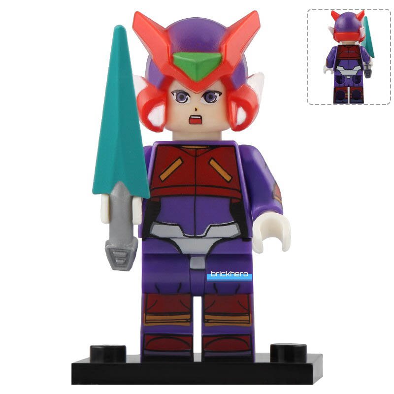LEGO Compatible Rockman Mega Man Zero Custom Printed Minifigure Brick ...