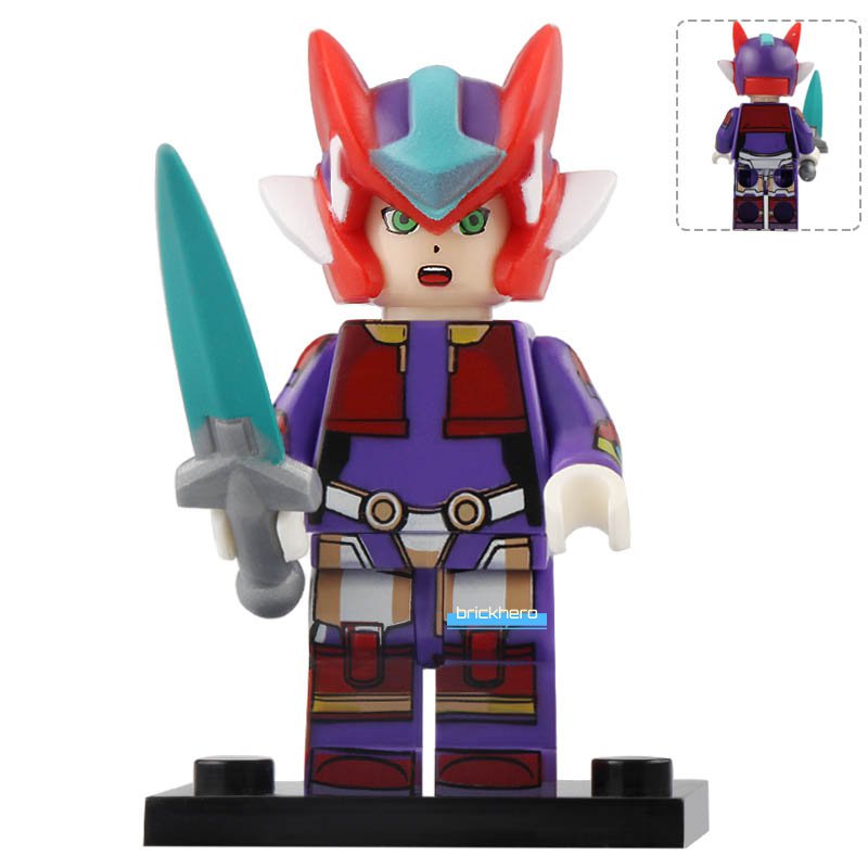 LEGO Compatible Rockman Mega Man ZX Custom Printed Minifigure Brick ...