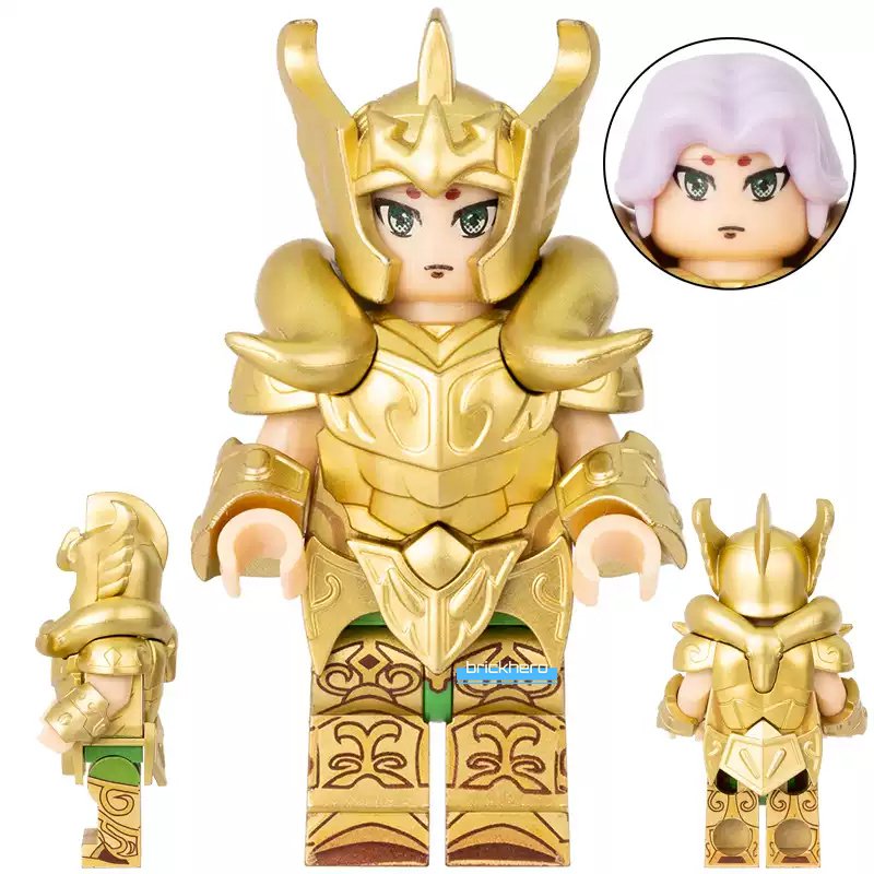 LEGO Compatible Saint Seiya Knights of the Zodiac Aries Mu Custom ...