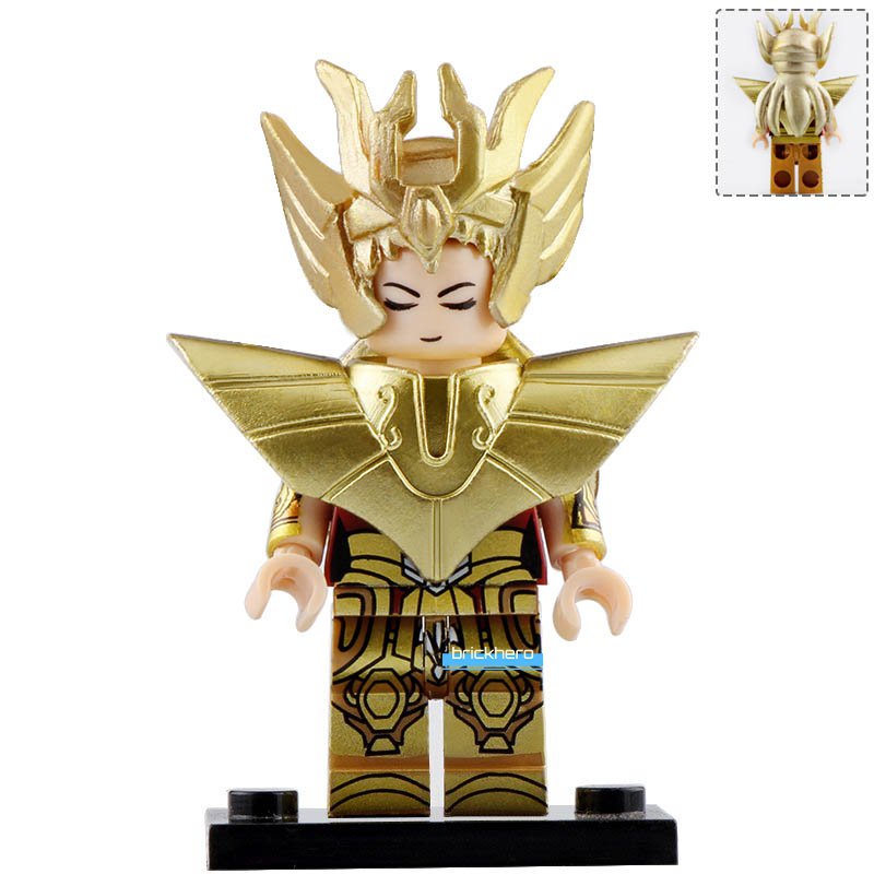 LEGO Compatible Saint Seiya Soul of Gold Virgo Shaka Custom Printed ...