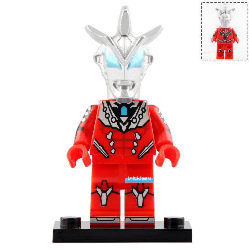 LEGO Compatible Ultraman Geed Solid Burning Custom Printed Minifigure ...