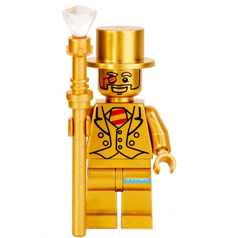 LEGO Compatible CMF Series 10 Mr Gold (Golden Matte Chrome) Custom ...