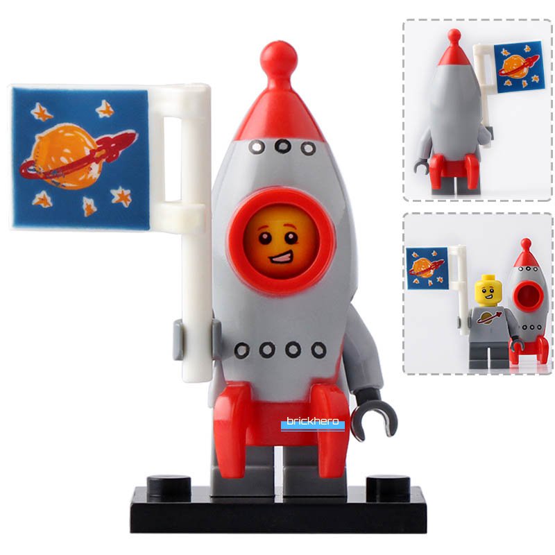 LEGO Compatible CMF Series 17 Rocket Boy Custom Printed Minifigure ...