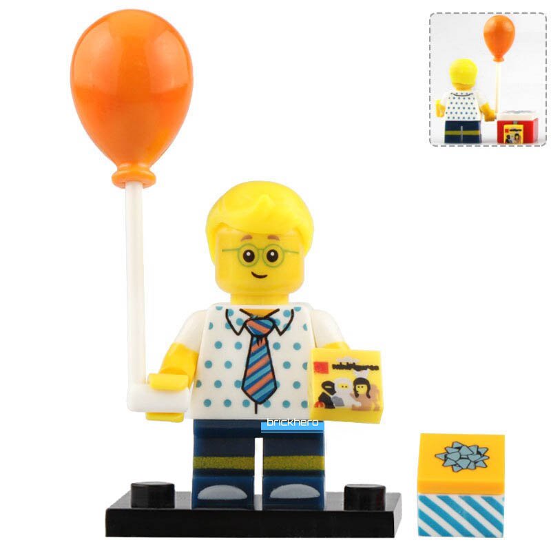 LEGO Compatible CMF Series 18 Birthday Party Boy Custom Printed ...