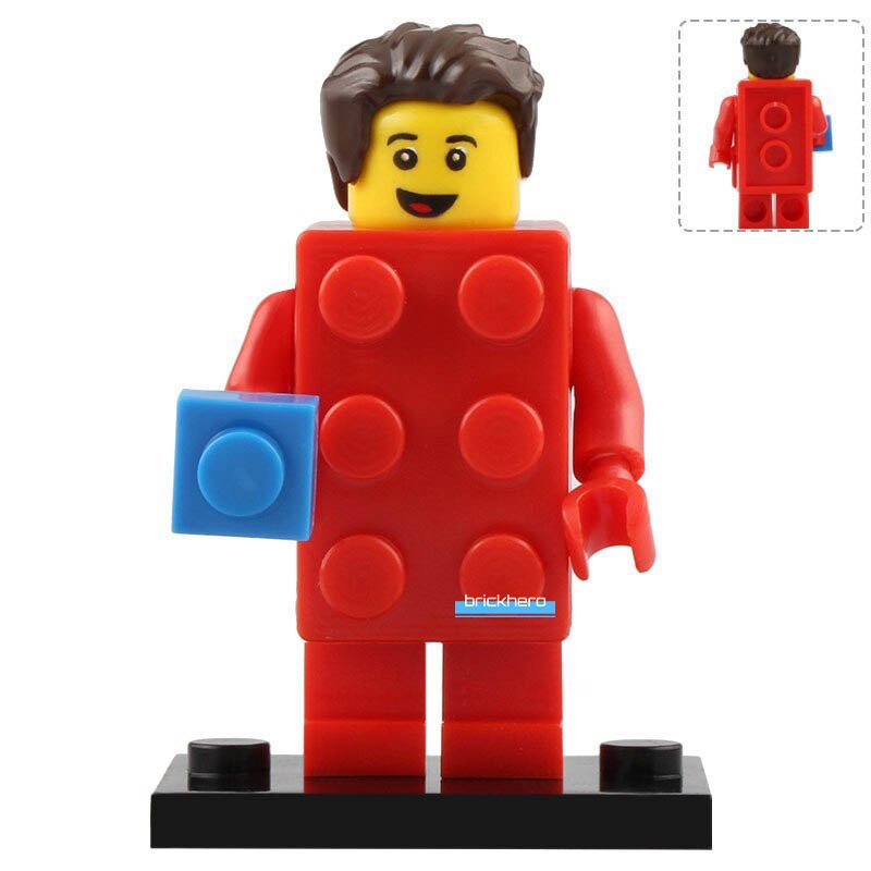 LEGO Compatible CMF Series 18 Brick Suit Guy Custom Printed Minifigure ...