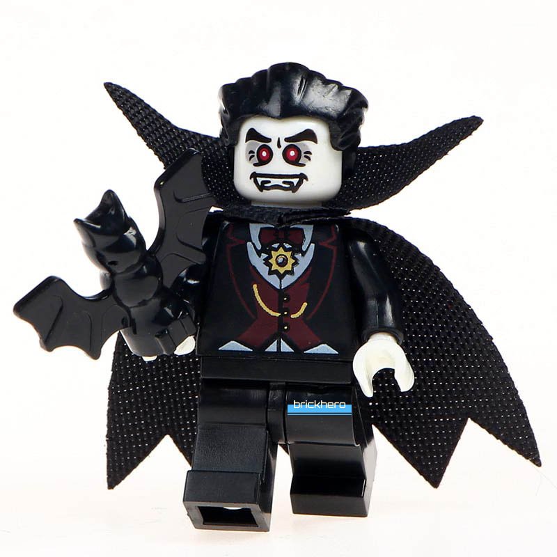 LEGO Compatible CMF Series 4 Dracula Vampire Custom Printed Minifigure ...